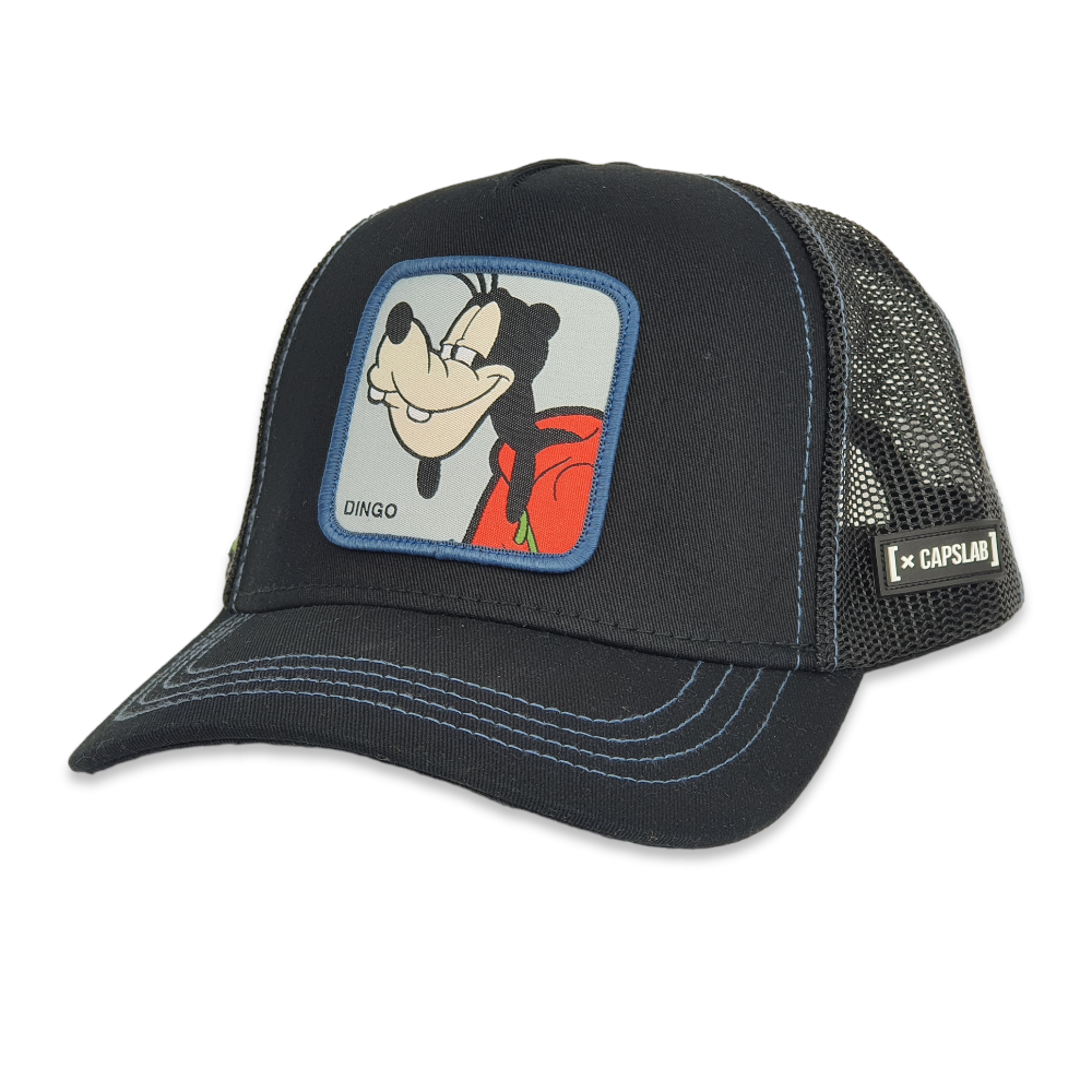 Disney Goofy, Dingo Trucker Hat, Black - Capslab - CAP